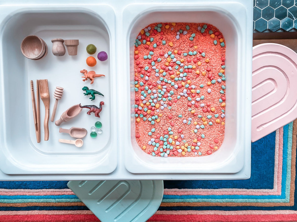 Rainbow Stool Set – Nature Nurture Academy